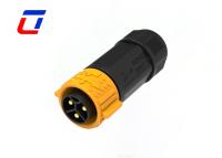 China M25 3 Pin 50A Wire To Board Power Connector IP67 Quick Lock Outdoor Waterproof Connector for sale