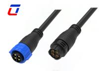 China M25 4 Pin 50A Industrial Waterproof Power Connector IP67 Molded Cable Connector for sale