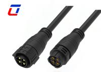 China M25 4 Pin 50A Industrial Waterproof Power Connector IP67 Molded Cable Connector for sale