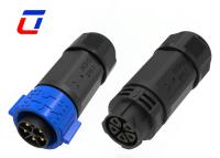 China 20A M25 5 Pin Quick Lock Electrical Connectors  IP67 Male Female Wire Waterproof Connectors for sale