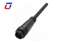 China M16 IP67 Waterproof Molded Cable To Cable Connectors Push Lock 8 Pin Data Connector for sale