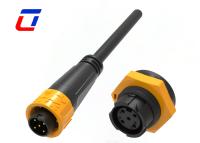 China 8A M16 5 Pin Outdoor Power Connector Plastic PA66 300V Waterproof Quick Lock Connector for sale