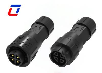 China 10A M16 4 Pin Male To Female Connector Good Quality IP67 Waterproof Power Connector for sale