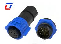 China PA66 M19 18 Pin Data Connector Outdoor Waterproof Connector 5A ODM Quick Lock for sale