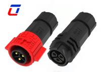 China M19 High Current DC 20A IP67 Solar Connectors 3 Pin Quick Lock Connector for sale