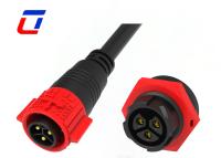 China M19 High Current DC 20A IP67 Solar Connectors 3 Pin Quick Lock Connector for sale