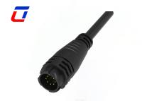 China 300V M19 8 Pin Waterproof Connector Push Locking Data Molded Cable Connector for sale