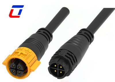 China PA66 15A M19 4 Pin Connector Round Waterproof Quick Lock Industrial Power Connectors for sale