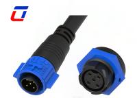 China M19 5 Pin 20A Power DC Waterproof Connector Push Locking Male Female Connector for sale