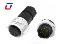 China M19 2+20 Circular Multi Pin Connectors Plastic PA66 Power Data Quick Lock Connector for sale