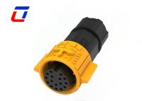 China M19 300V 16 Pin Male Female Connector Push Lock IP67 Waterproof Connector Wire To Board for sale