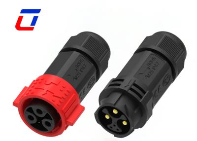 China M25 3+3 Pin Panel Mount Power Signal Connector Push Locking 300V Connectors Waterproof for sale