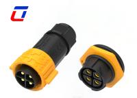 China M25 600V 50A Waterproof DC Power Connector Plastic Male Female Connectors 4 Pin for sale