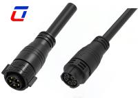 China M25 20A 5 Pin Electrical Male Female Connectors RoHS Plastic PA66 Power Connector Push Lock for sale