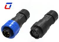China M16 2+4 Pin Plastic Circular Connector 300V Waterproof Outdoor Electrical Signal Connectors for sale