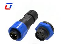 China M16 2+4 Pin Plastic Circular Connector 300V Waterproof Outdoor Electrical Signal Connectors for sale