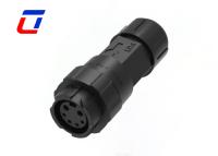 China M16 2+4 Pin Plastic Circular Connector 300V Waterproof Outdoor Electrical Signal Connectors for sale