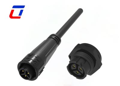 China IP67 3 Pin Connector Male And Female M16 10A 300V Waterproof Power Connector for sale