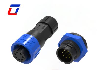 China Low Voltage 300V M16 7 Pin Data Quick Connector IP67 Waterproof Male Female Connector China for sale