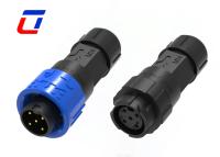 China 8A M16 5 Pin IP67 Power Connectors ODM Outdoor Waterproof Push Lock Connector for sale