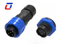 China 8A M16 5 Pin IP67 Power Connectors ODM Outdoor Waterproof Push Lock Connector for sale