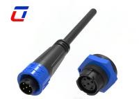 China 8A M16 5 Pin IP67 Power Connectors ODM Outdoor Waterproof Push Lock Connector for sale