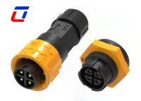 China 10A M16 4 Pin IP67 Power Connector 300V Male To Female Waterproof Quick Connector for sale