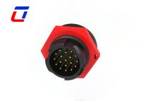 China 5A IP67 M19 Waterproof Plug And Socket Connectors Plastic PA66 18 Pin Data Connector for sale