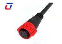 China M19 7 Pin 5A Automotive Waterproof Wire Connectors PA66 Plastic Male Female Data Connector for sale