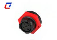 China 20A 5 Pin Power Waterproof Cable Connector M19 Industrial Male Female Push Lock Connector for sale