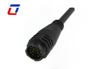 China PA66 M19 14 Pin IP67 Waterproof Connector 300V Data Male To Female Connector for sale