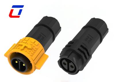 China M19 20A 2 Pin Circular Power Connector Waterproof Outdoor IP67 For Industrial Automation for sale