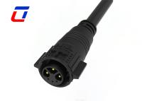 China PA66 M19 Outdoor Waterproof Cable Connector Power And Signal 3+3 Multi Pin Connectors 300V for sale