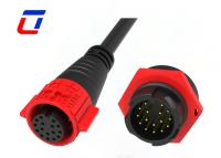 China 300V M19 Waterproof Outdoor Data Connectors 5A 16 Pin Male Female Quick Connector for sale
