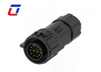 China ODM 12 Pin 300V Quick Disconnect Wire Connectors M19 Brass Gold-Plated Signal Connector for sale