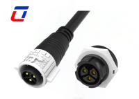 China PA66 3 Pin 20A Molded Cable Connector Outdoor M19 Waterproof Connector For New Energy for sale