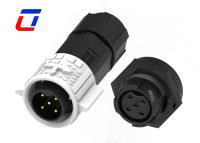 China 20A IP67 Waterproof Quick Lock Electrical Connectors M19 5 Pin Plastic Male Female Connector for sale