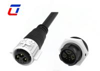 China 15A+5A Waterproof Multi Pin Connectors 3+4 Pin M19 Push Lock Cable To Board Connector for sale