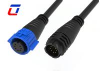 China 300V 5A 7 Pin Waterproof Connector M19 Plastic Male Female Data Wire To Board Connector for sale