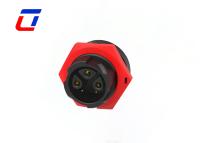 China 300V 3+2 Pin Cable Connectors Waterproof Red M19 Data Quick Connector For Lighting for sale