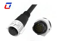 China IP67 M19 Waterproof Quick Disconnect Wire To Board connectors 2+20 Pin For Power And Signal for sale