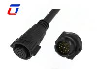 China IP67 M19 Waterproof Quick Disconnect Wire To Board connectors 2+20 Pin For Power And Signal for sale