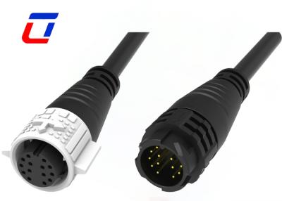 China M19 14 Pin Waterproof Data Connector 300V ODM Quick Lock CE Obtain Male Female Connector for sale