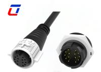 China M19 14 Pin Waterproof Data Connector 300V ODM Quick Lock CE Obtain Male Female Connector for sale
