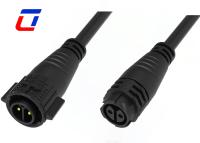 China 2 Pin Power M19 Male Female Connectors 20A Waterproof Molded Cable Connector for sale