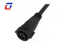China 2 Pin Power M19 Male Female Connectors 20A Waterproof Molded Cable Connector for sale