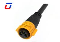 China M19 3+3 Pin Plug Socket Connector 15+5A Push Lock Multi Pin Connectors Waterproof for sale