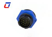 China PA66 16 Pin M19 Panel Mount Circular Connector 5A IP67 Waterproof Quick Connector for sale