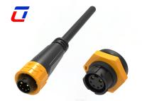 China 300V M16 2+4 Pin 20A Signal And Power Connectors IP67 Molded Cable Connectors for sale