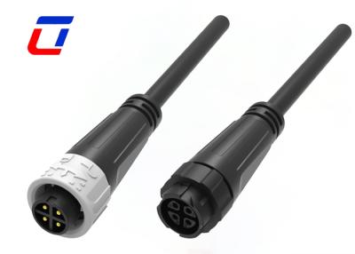 China M16 Push Lock Electrical Male Female Connectors Outdoor Waterproof Connector 10A 4 Pin for sale